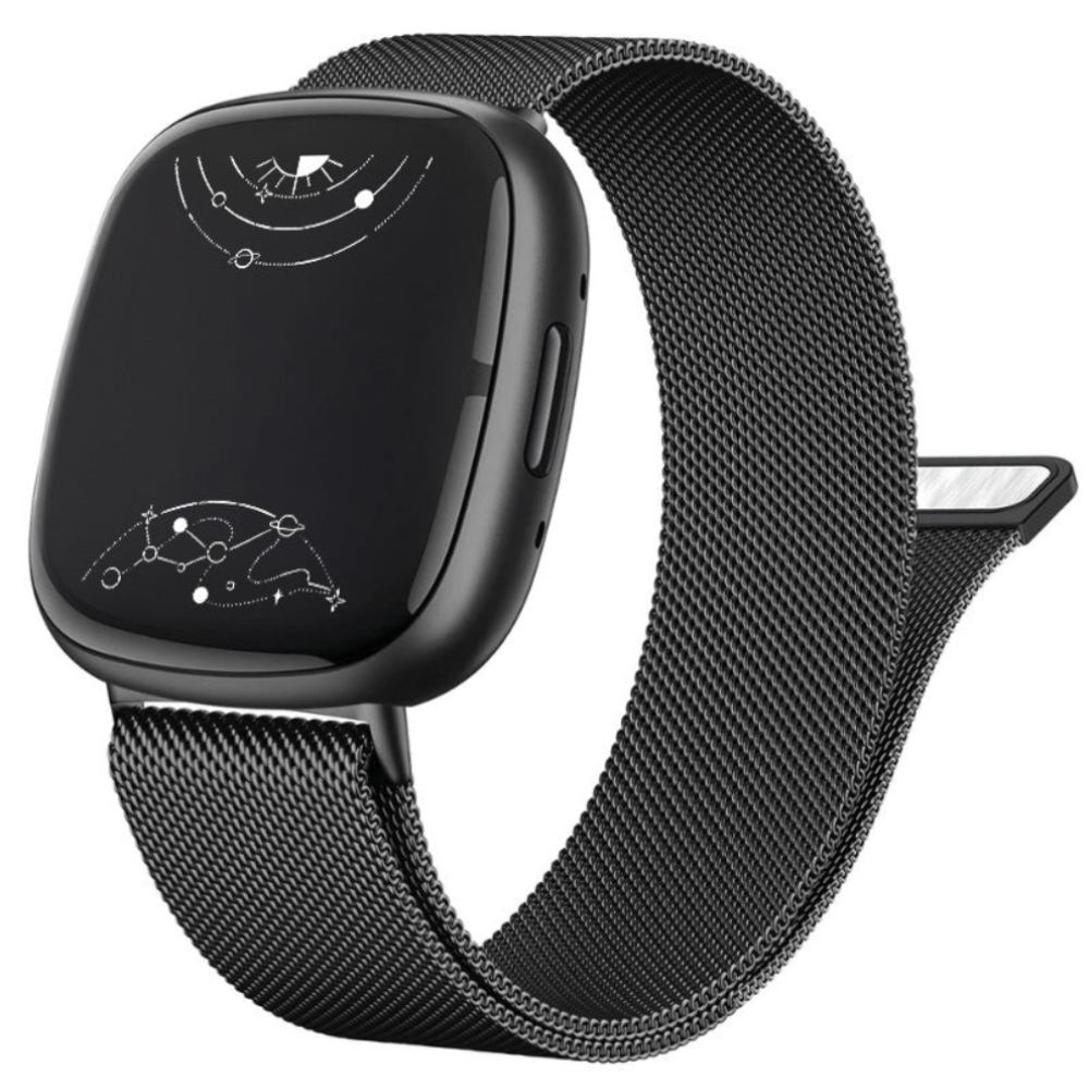 Monstro Milanese Steel Band – Fitbit Versa 4 Magnetic Strap