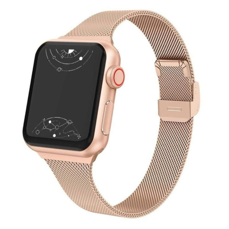 Aere Slim Stainless Steel Apple Watch Band – Sleek & Light