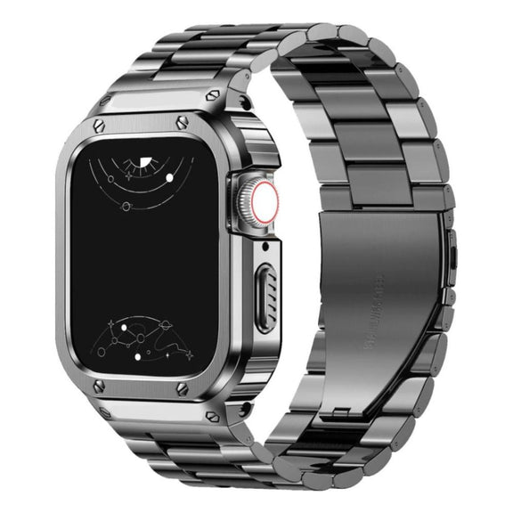 Alma Stainless Steel Band + Case – Apple Watch Metal Case