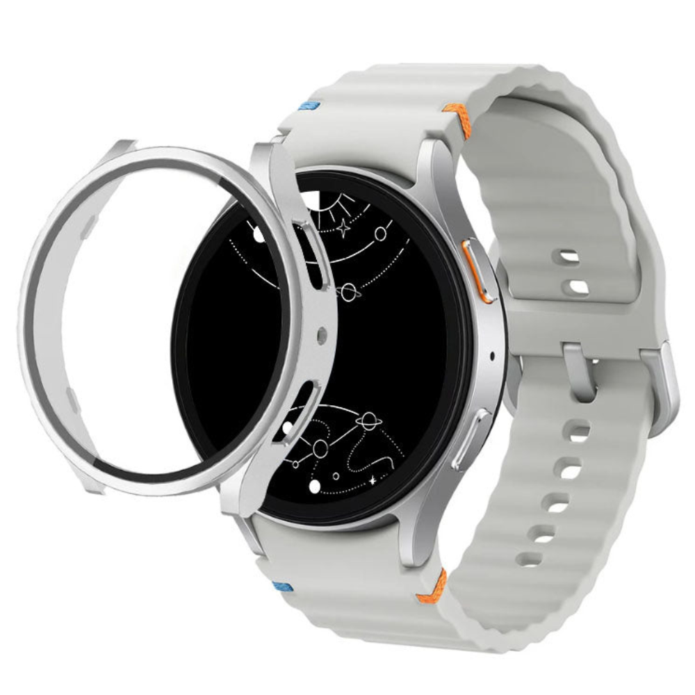 Quae Bumper Galaxy Watch Case With Glass Screen Protector For Galaxy ...