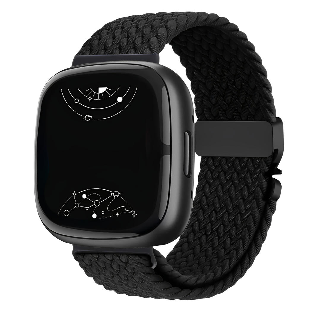 Fitbit Band | Saevio Elastic Nylon Sports Band | For Fitbit Sense 1/2 ...